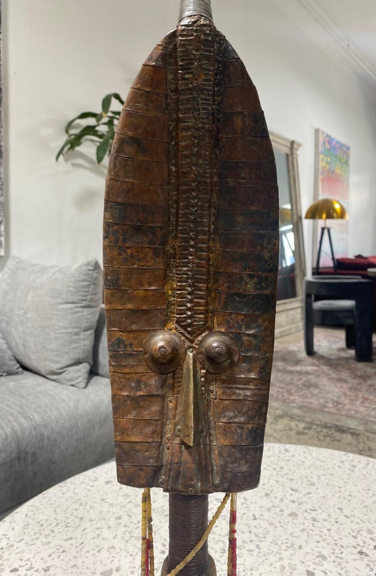 African Gabon Kota Mahongwe Hongwe Bwete Reliquary Guardian Figure ...