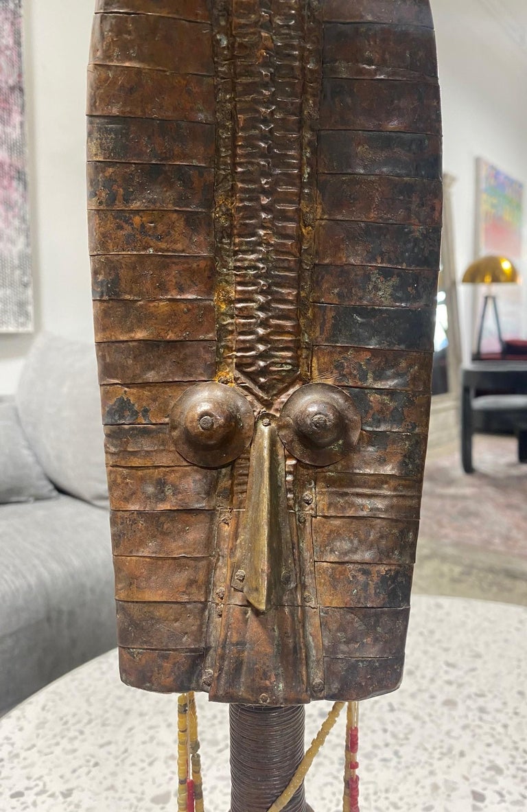 African Gabon Kota Mahongwe Hongwe Bwete Reliquary Guardian Figure ...