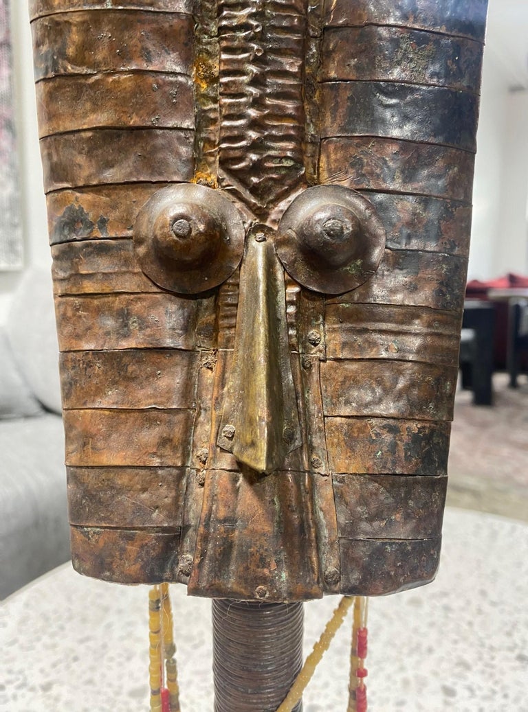 African Gabon Kota Mahongwe Hongwe Bwete Reliquary Guardian Figure ...