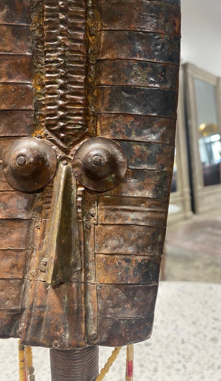 African Gabon Kota Mahongwe Hongwe Bwete Reliquary Guardian Figure ...