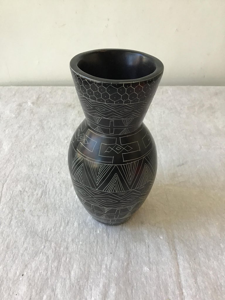 African Hand Carved Soapstone Vase For Sale at 1stDibs
