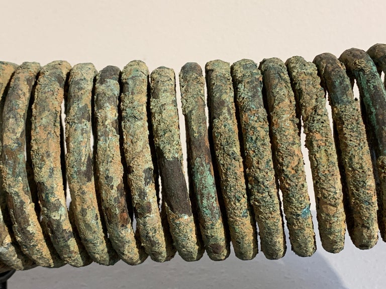 African Igbo Coiled Copper Manilla Currency, 20th Century, Nigeria at ...