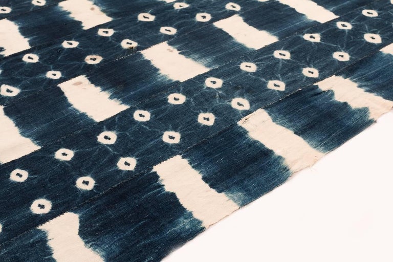 African Indigo Dyed Textile For Sale at 1stDibs