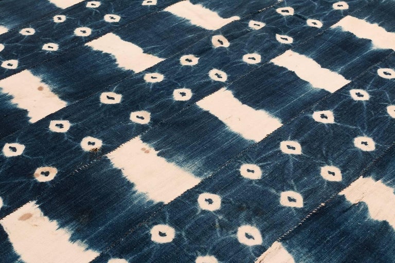 African Indigo Dyed Textile For Sale at 1stDibs