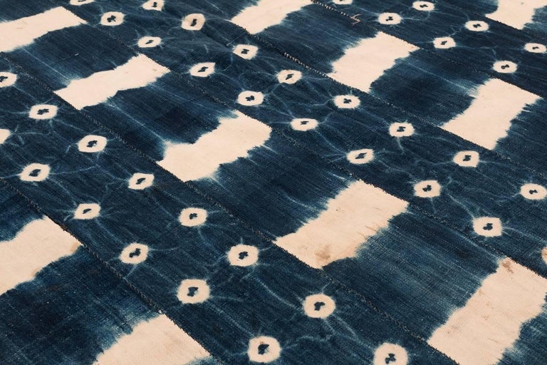 African Indigo Dyed Textile For Sale at 1stDibs