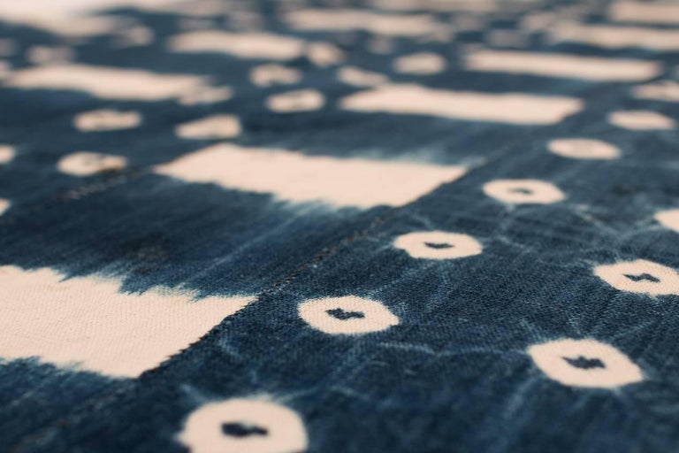 African Indigo Dyed Textile For Sale at 1stDibs