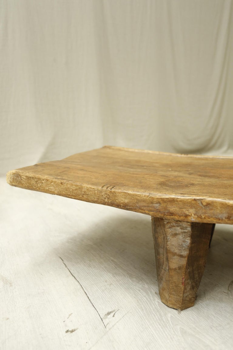 African Iroko Wood Senufo Bed Coffee Table For Sale at 1stDibs