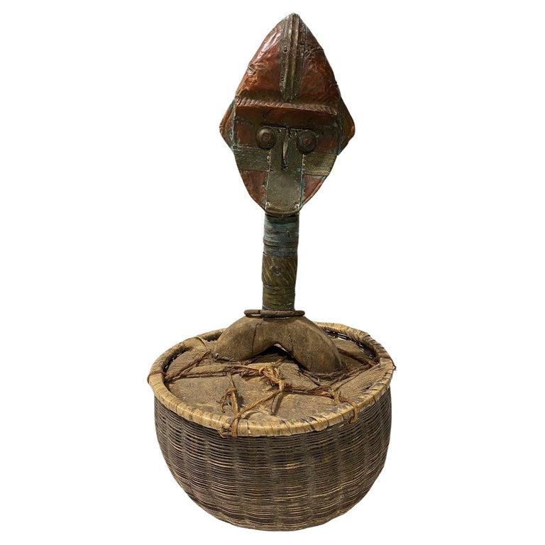 African Kota Sangu Mahongwe Hongwe Bwete Reliquary Guardian Figure ...