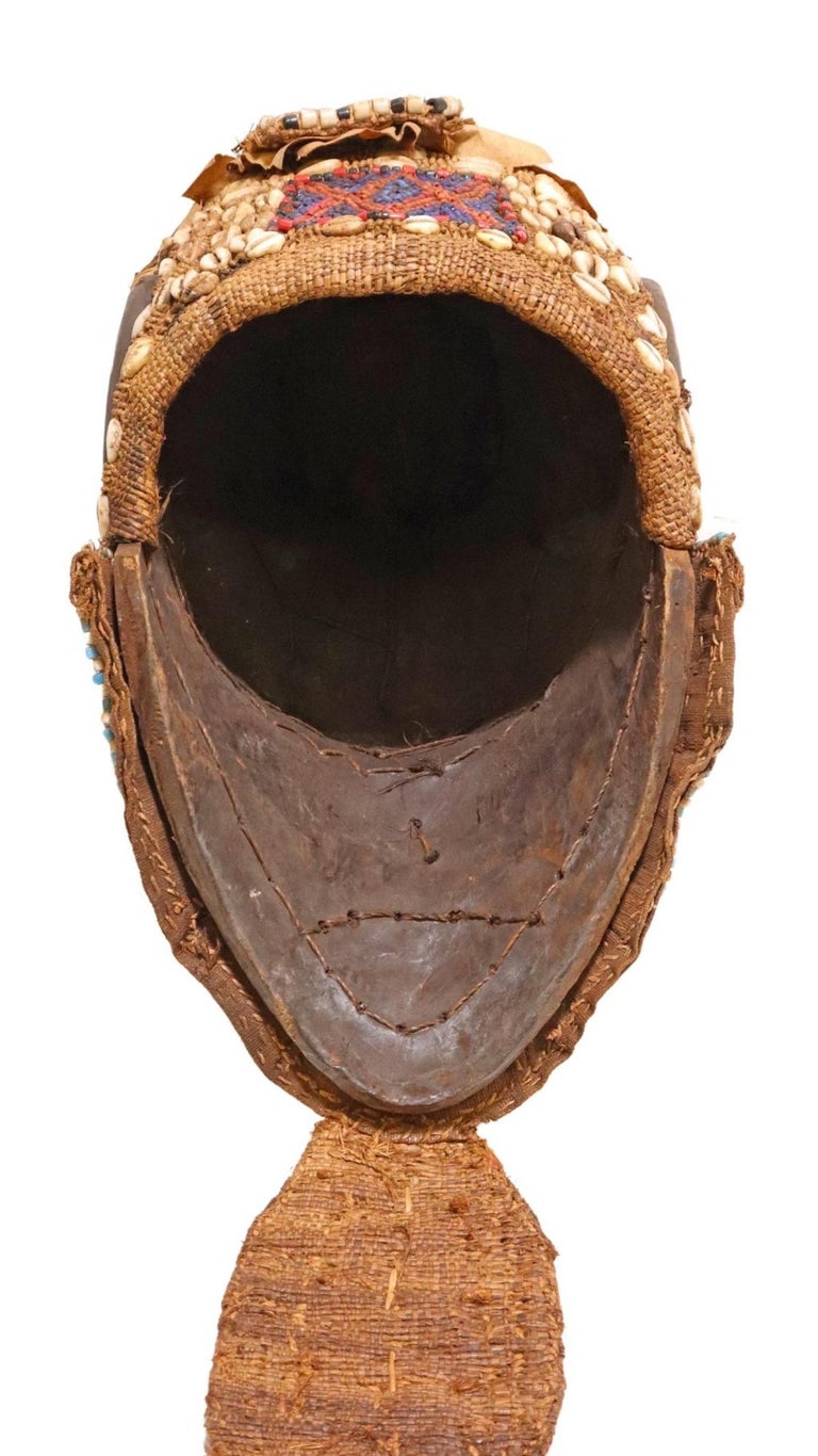 African Kuba Bwoom Helmet Mask Kasai Democratic Republic of the Congo ...