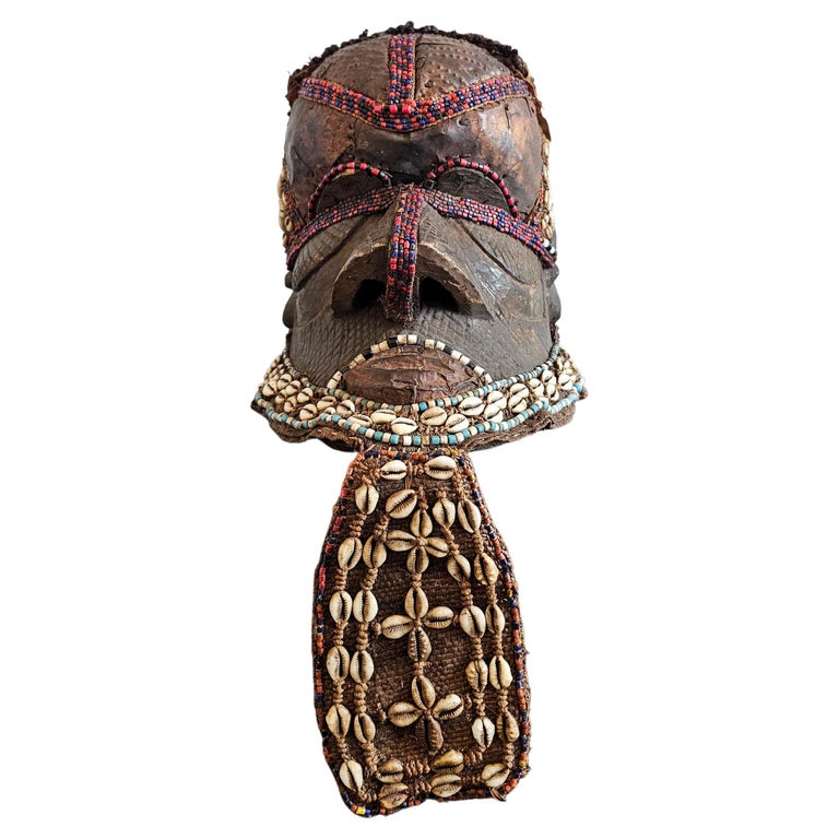 African Kuba Bwoom Helmet Mask Kasai Democratic Republic of the Congo ...
