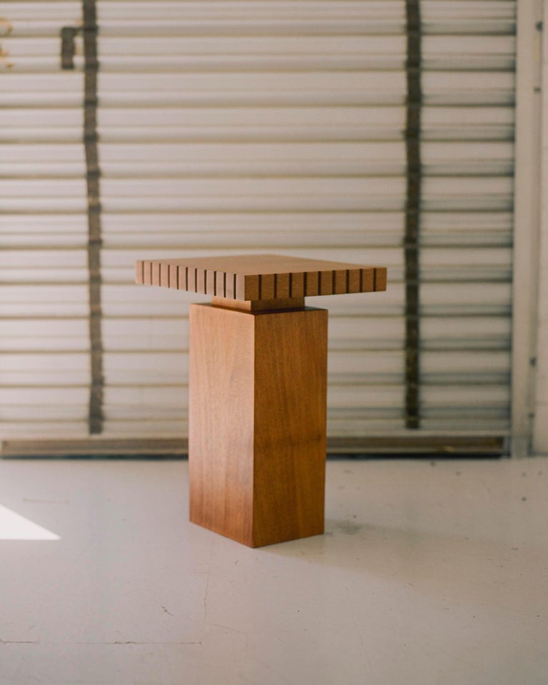 African Mahogany Side Table by CFP For Sale at 1stDibs