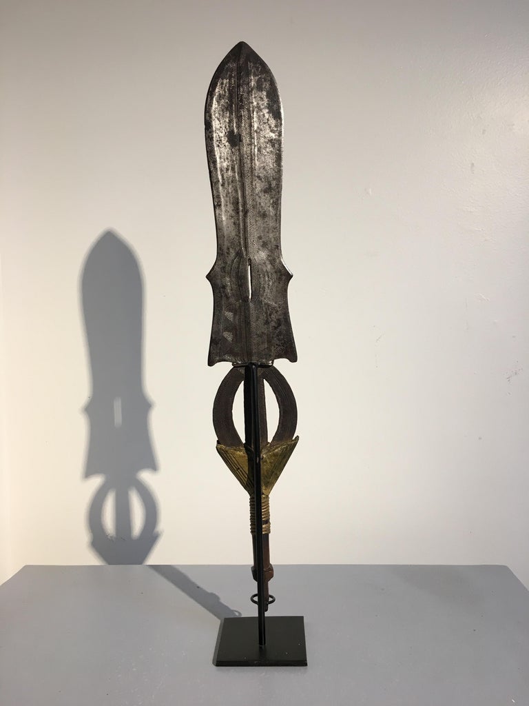 African Poto Tribe Iron Currency Knife, 20th Century at 1stDibs ...