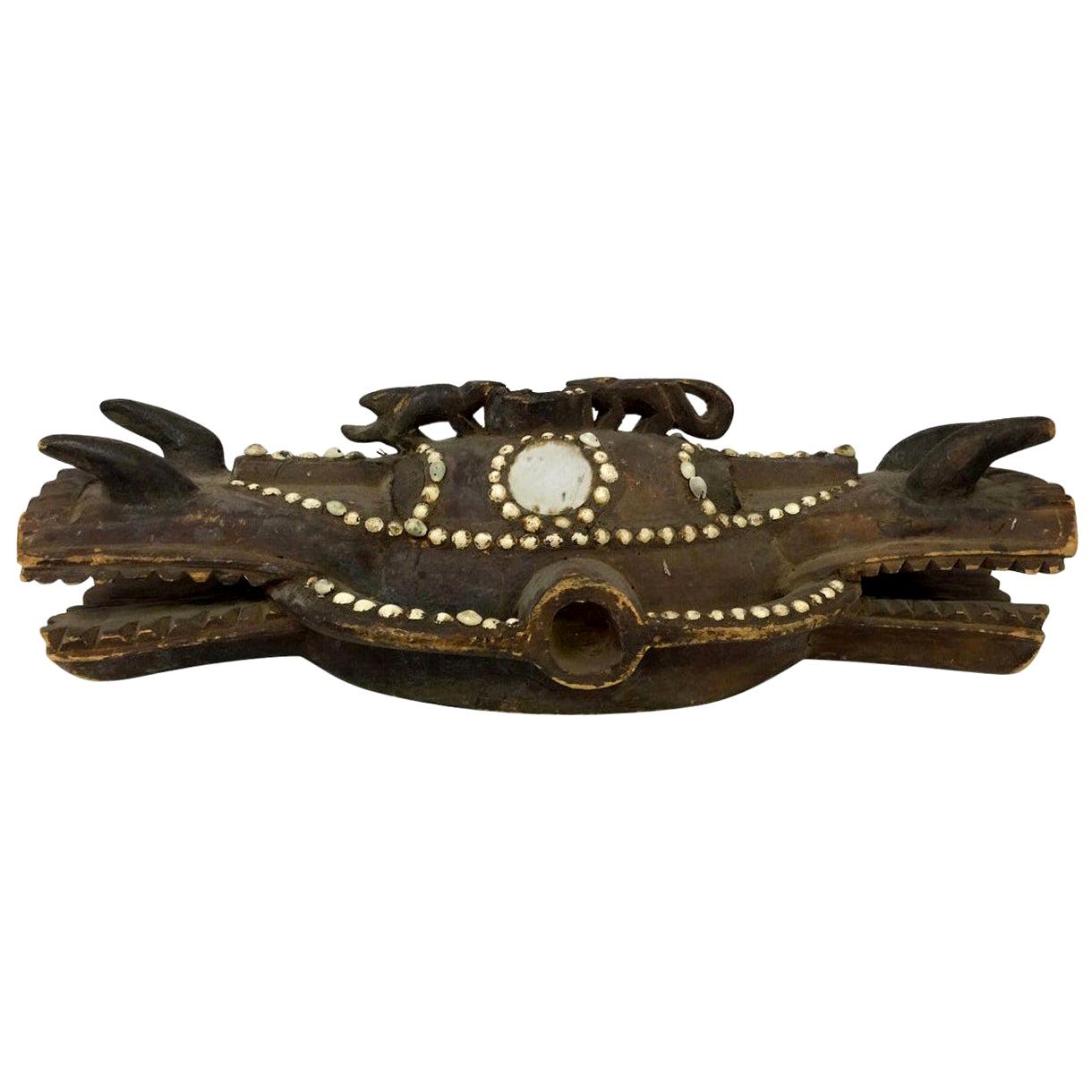 Tom Patterson Pacific Northwest Coast Kwaguilth Hawk Man Cedar Carved ...