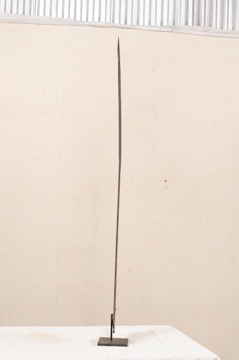 African Topoke Sword Currency on Custom Stand For Sale at 1stDibs ...