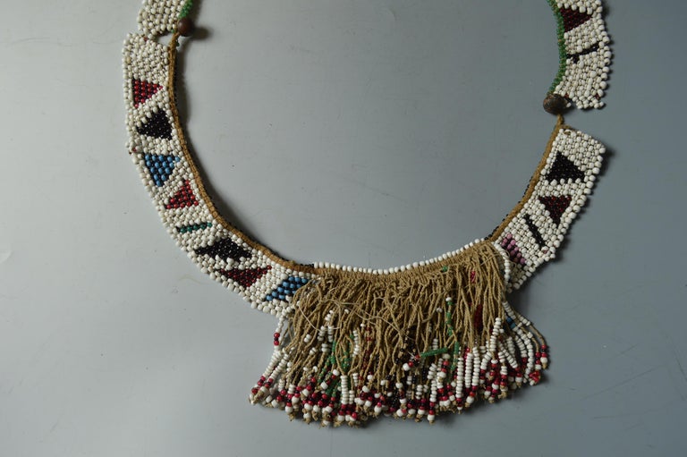 African Tribal Antique Zulu Bead Work Apron Belt, South Africa at 1stDibs