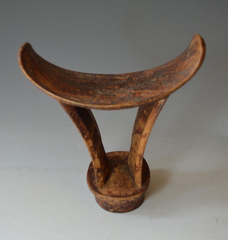 African Tribal Art Fine Old Boni Neck Rest Head Rest at 1stDibs