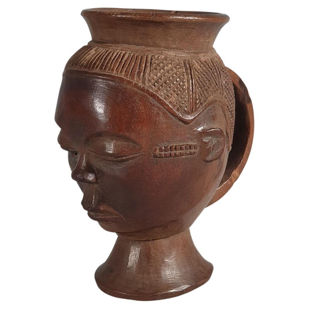 Kuba Palm Wine Cup, Tribal African, Congo, Africa at 1stDibs