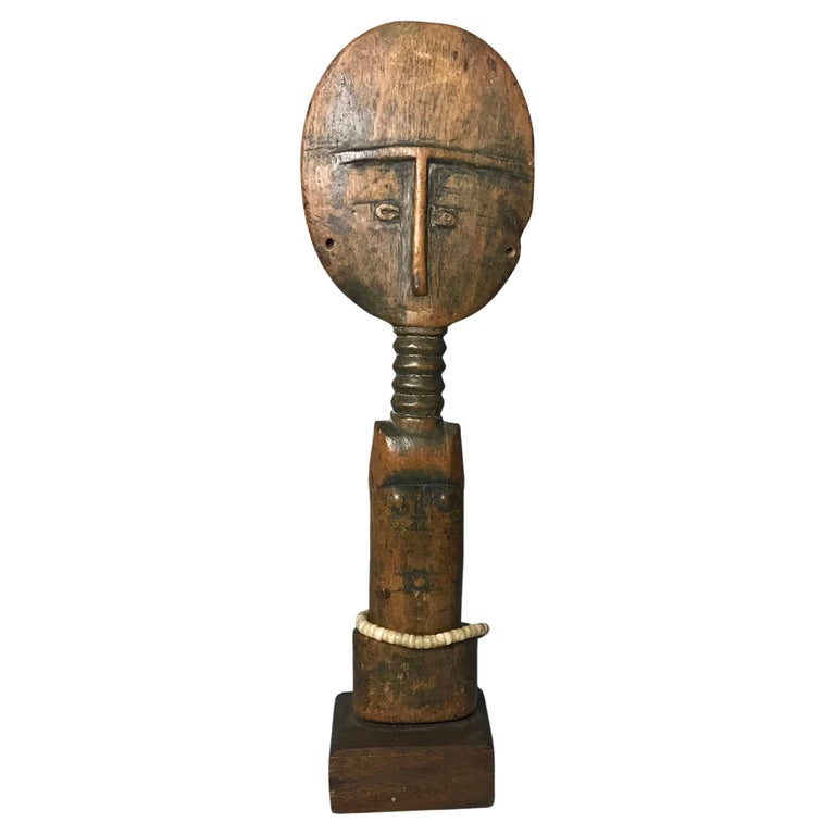 African Tribal Art Old Ashanti Doll Akua'ba Figure Ghana For Sale at ...