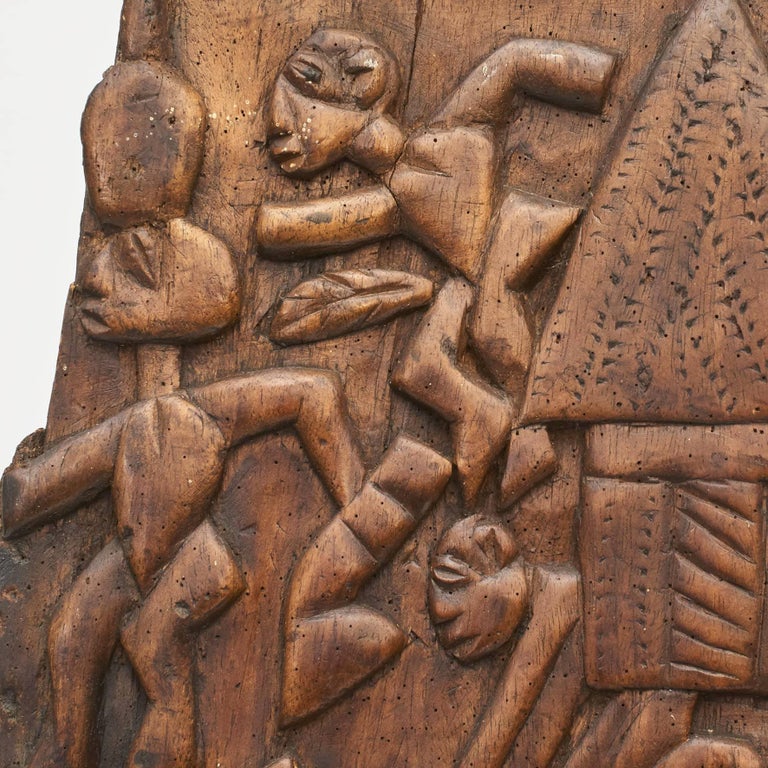 African Tribal Art, Wood Relief at 1stDibs