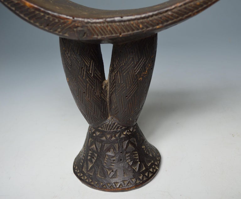 African Tribal Fine Old Headrest Appuie Nuque Afar Danakil Ethiopia at ...