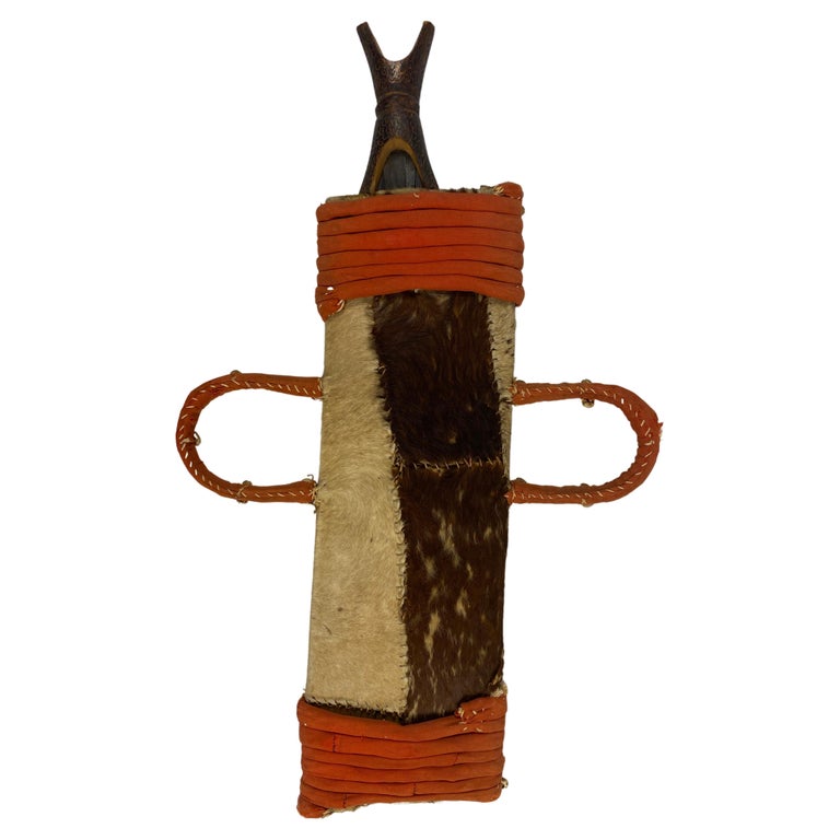African Tribal Weapon in Animal Skin Holder For Sale at 1stDibs