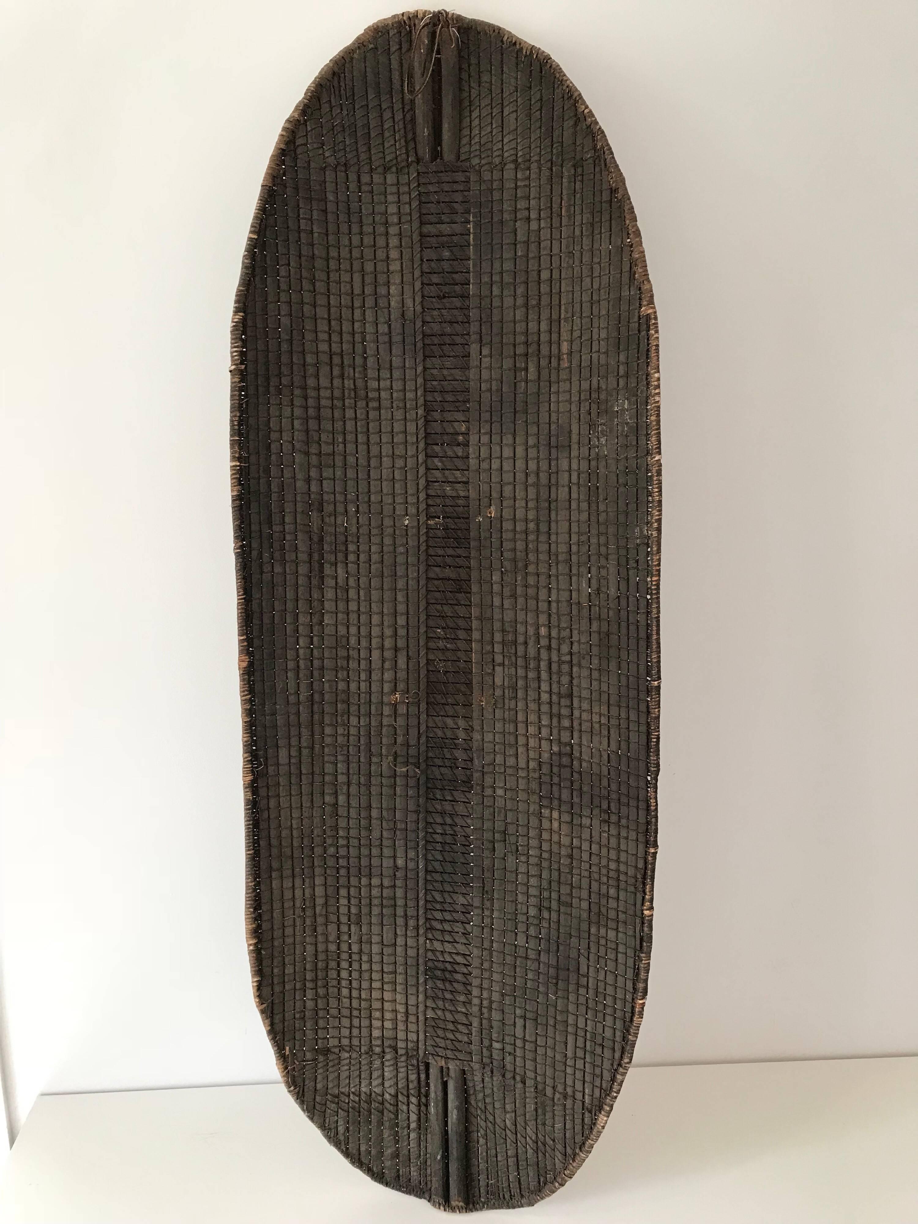 African Woven Shield at 1stDibs