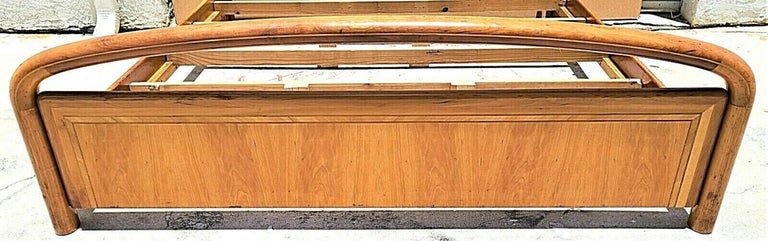 African Yellow Wood King Bed Frame For Sale at 1stDibs