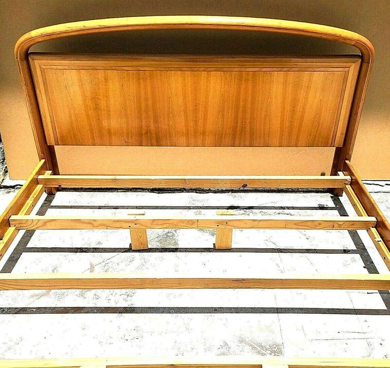 African Yellow Wood King Bed Frame For Sale at 1stDibs