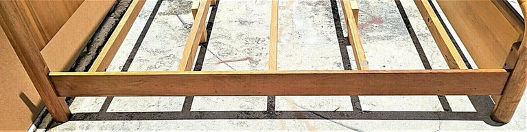 African Yellow Wood King Bed Frame For Sale at 1stDibs