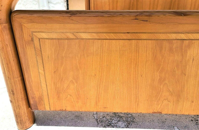 African Yellow Wood King Bed Frame For Sale at 1stDibs