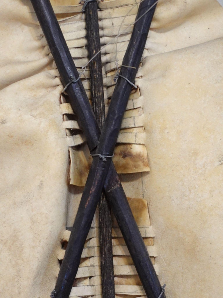 African Zulu Cowhide Shield with Spear and Mallet For Sale at 1stDibs ...