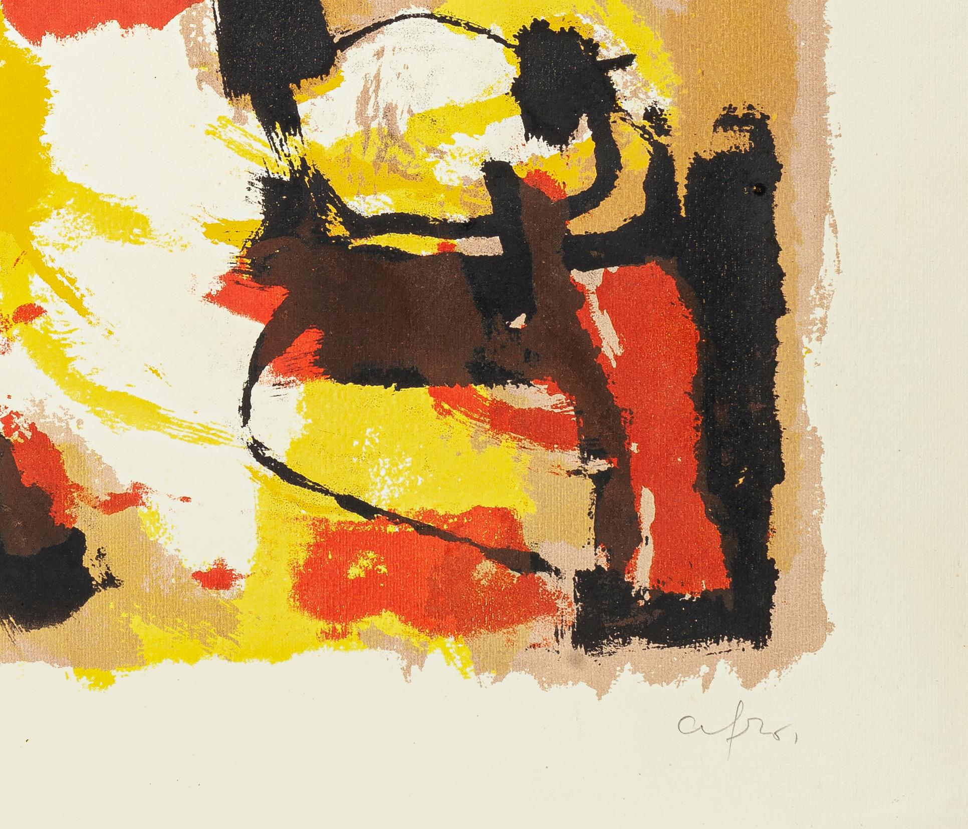 Afro Basaldella - Composition - Lithograph by Afro Basaldella - 1955 ...
