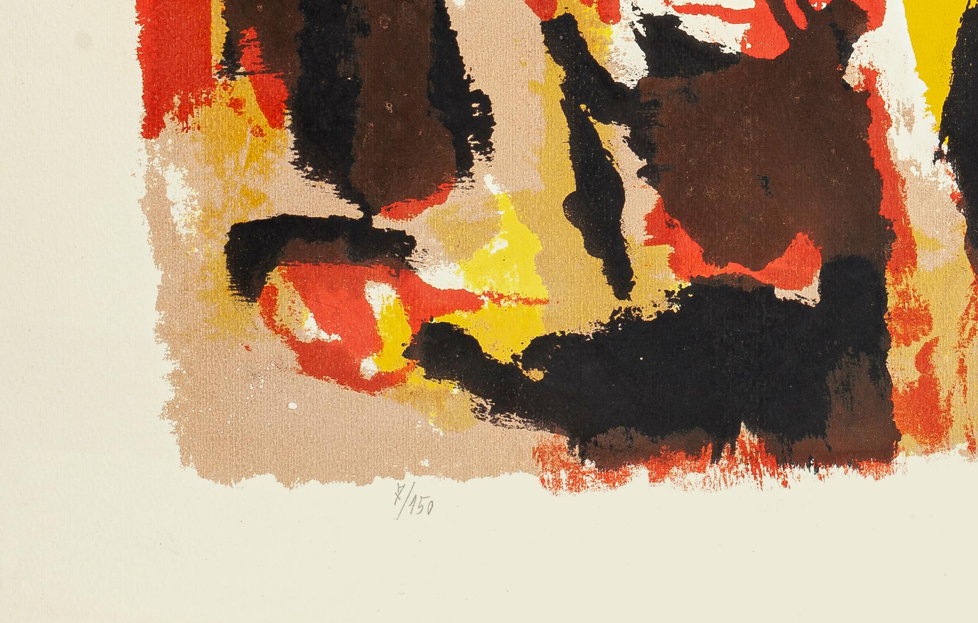 Afro Basaldella - Composition - Lithograph by Afro Basaldella - 1955 ...