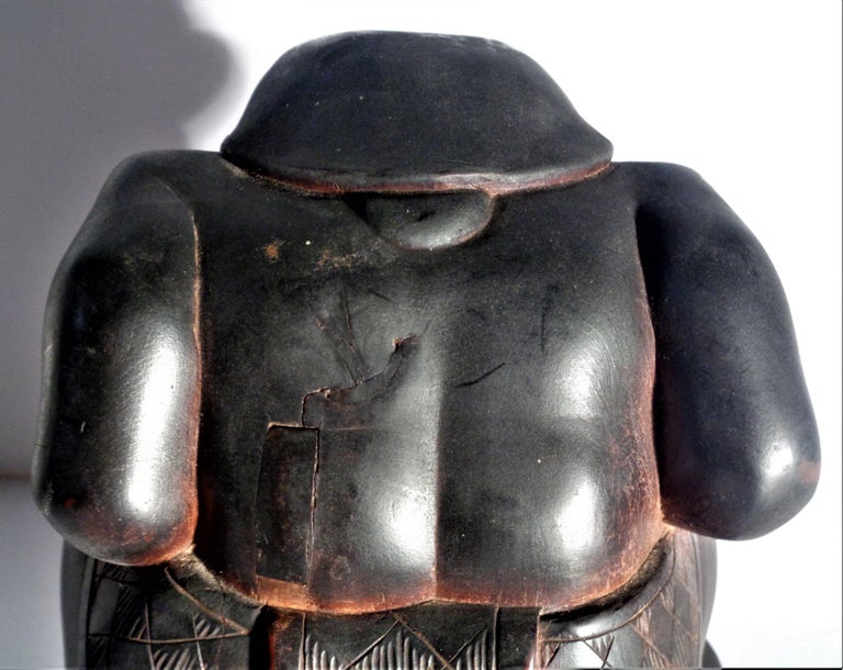 Afro Caribbean Wood Carving Male Ancestral Figure For Sale at 1stDibs ...