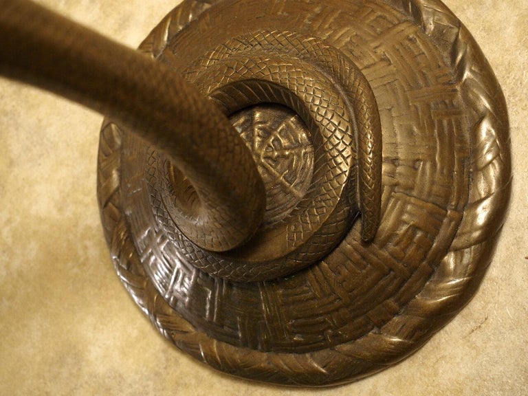 'After a Model by' Edgar Brandt Pair of Torcheres For Sale at 1stDibs