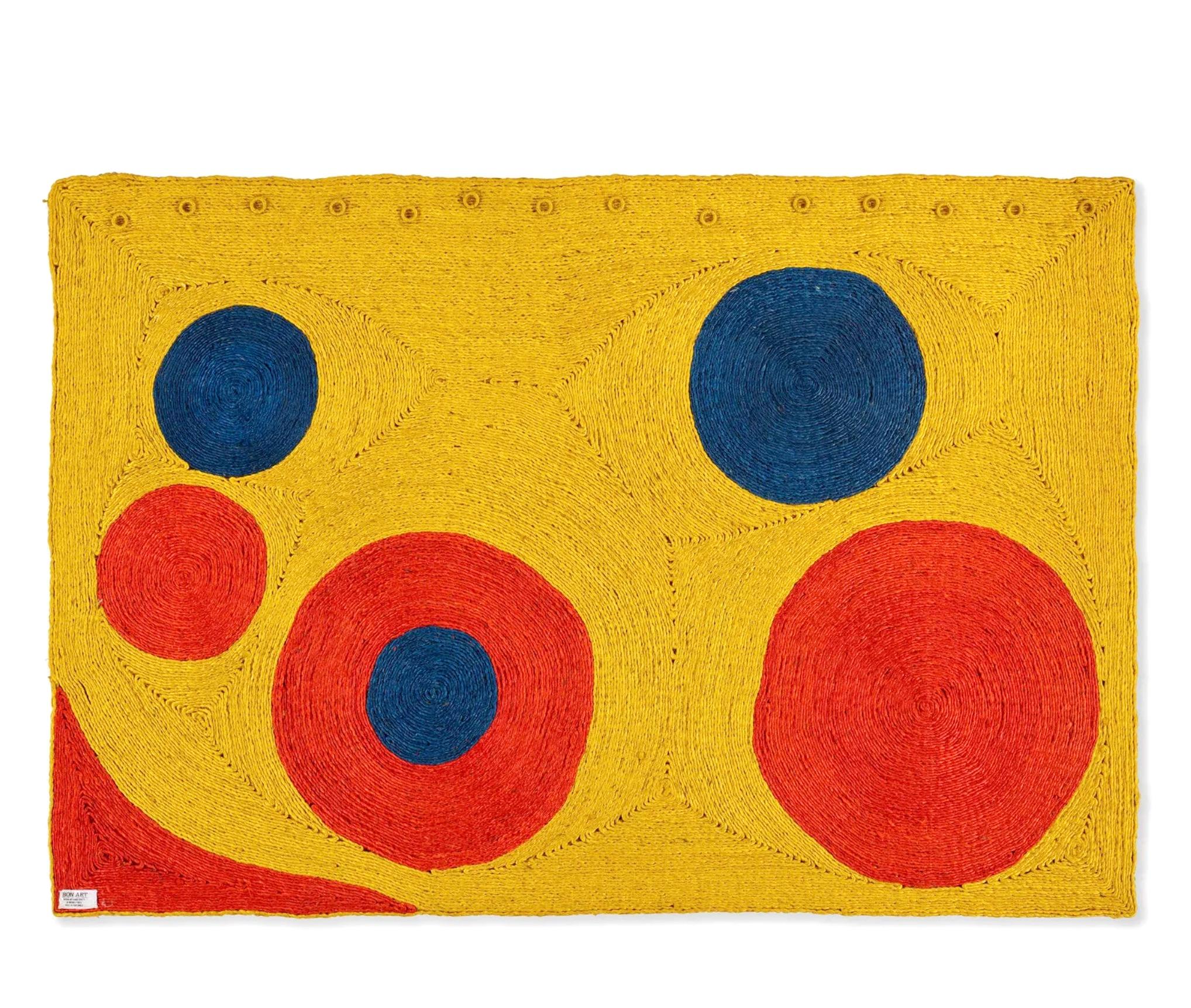 After Alexander Calder Jute 'Sun' Tapestry, 1974 Guatemala For Sale at ...