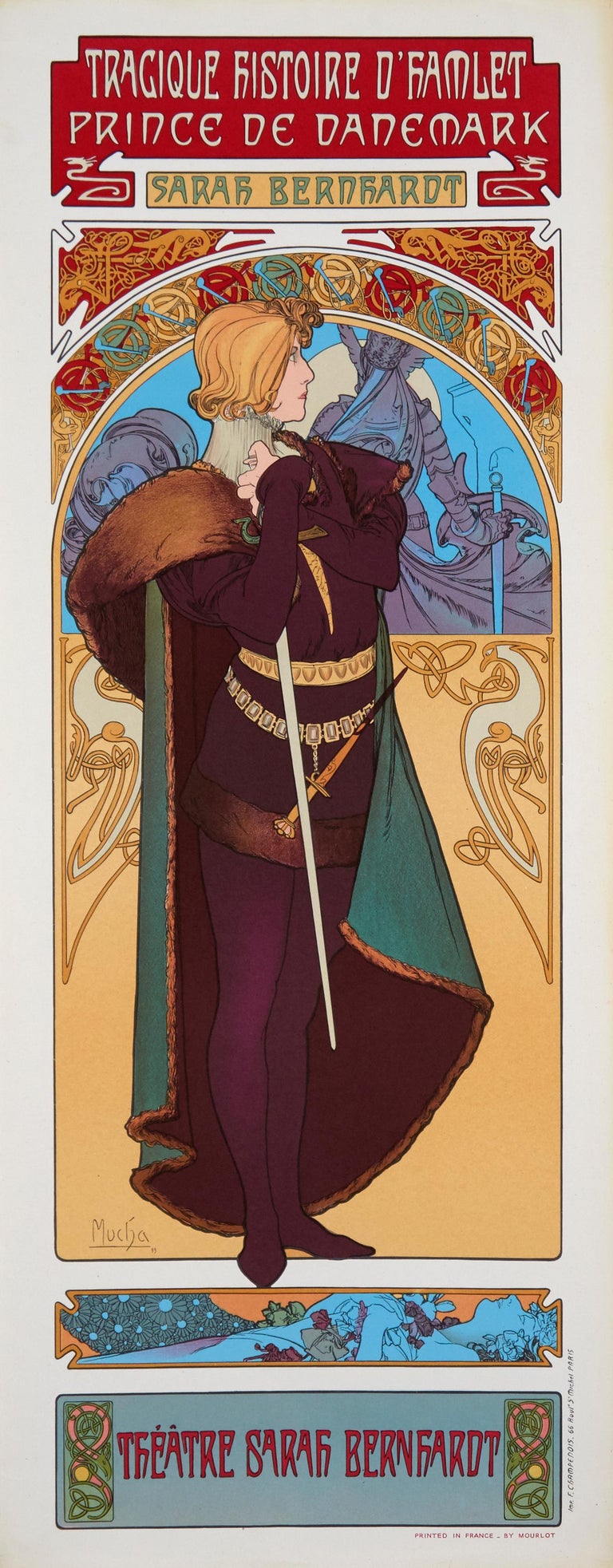 (after) Alphonse Mucha - Hamlet by Alphonse Mucha - art nouveau ...