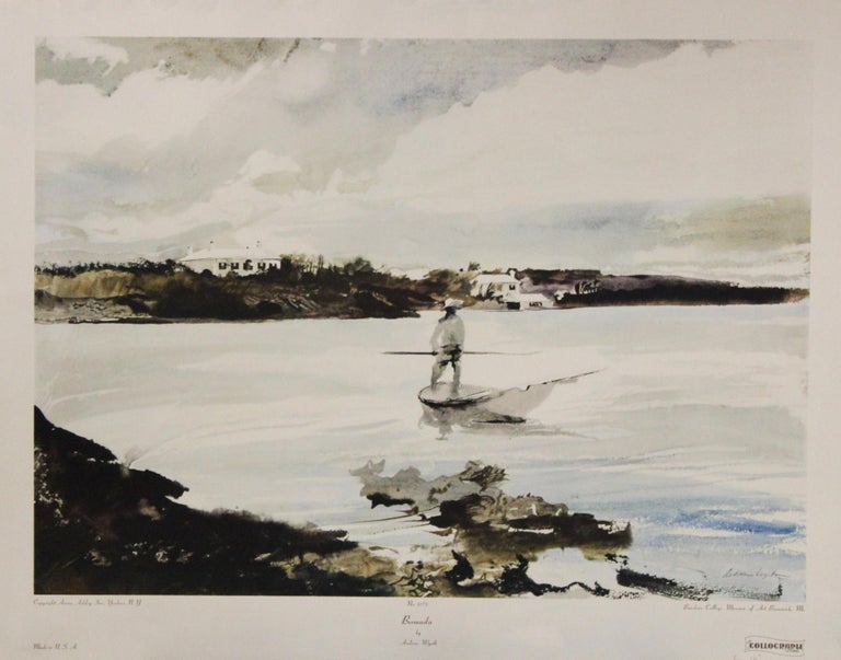 Bermuda-Poster. Copyright Aaron Ashley, Inc. For Sale at 1stDibs