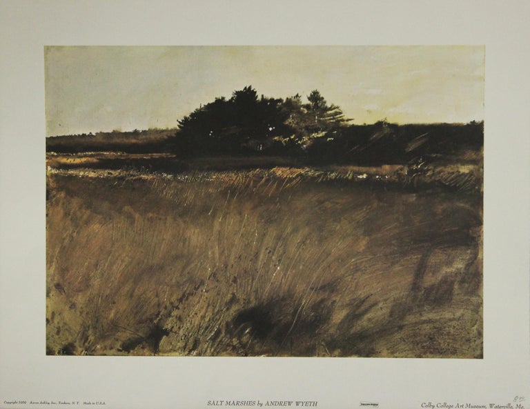 Salt Marshes-Poster. Copyright 1969. Aaron Ashley, Inc. For Sale at 1stDibs