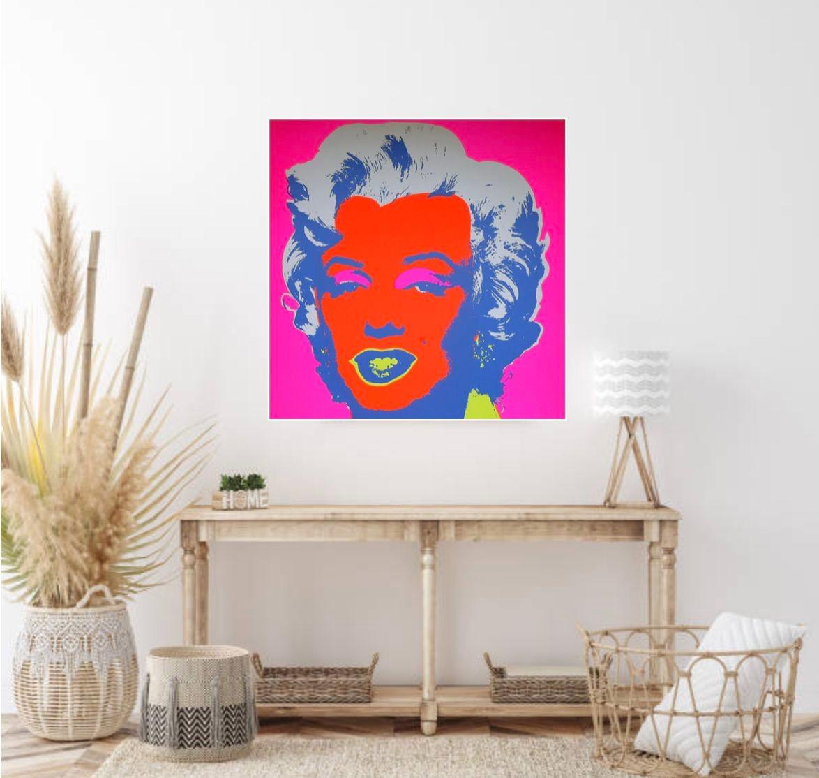 After Andy Warhol a Lithograph by Sunday B Morning "Marilyn 11.2" For ...
