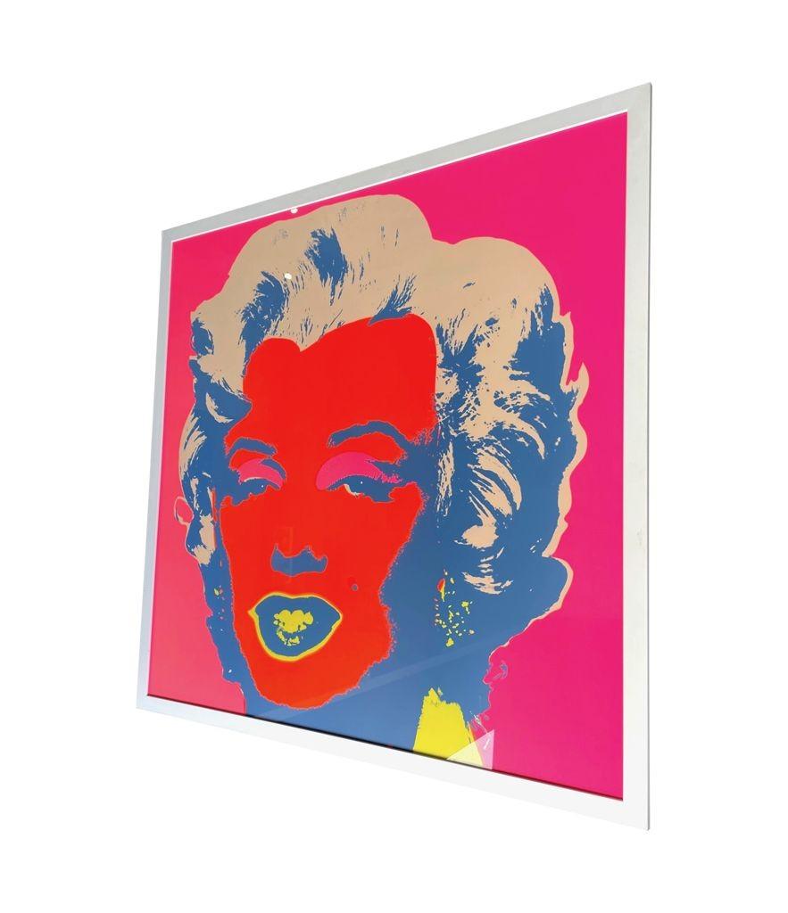 After Andy Warhol a Lithograph by Sunday B Morning "Marilyn 11.2" For ...