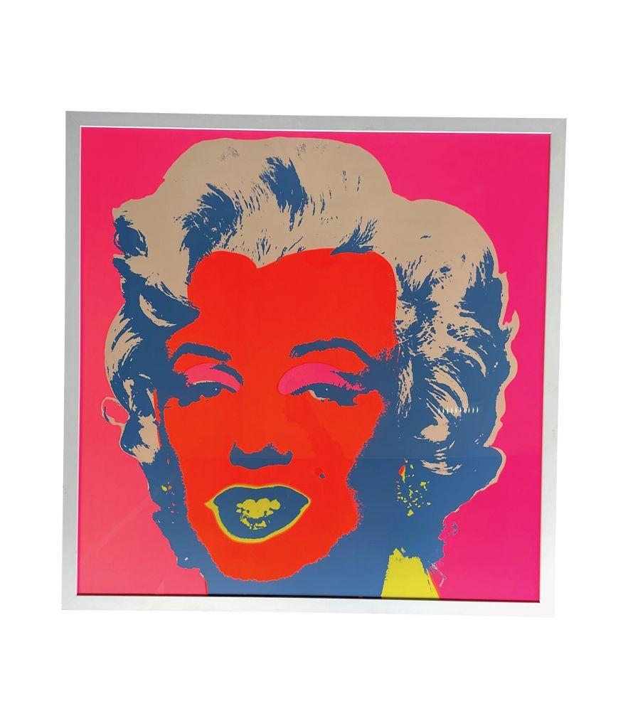 After Andy Warhol a Lithograph by Sunday B Morning "Marilyn 11.2" For ...