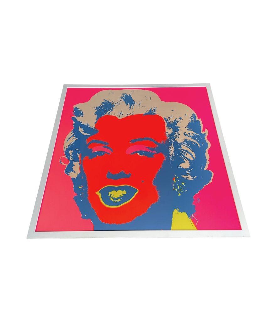 After Andy Warhol a Lithograph by Sunday B Morning "Marilyn 11.2" For ...