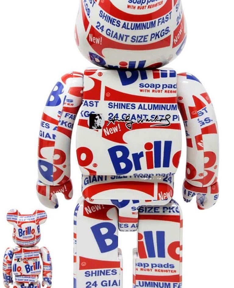 (after) Andy Warhol - Andy Warhol Be@rbrick 400% (Warhol Brillo Be ...