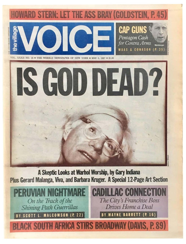 (after) Andy Warhol - Andy Warhol Death: set of 2 NY 1987 newspapers ...