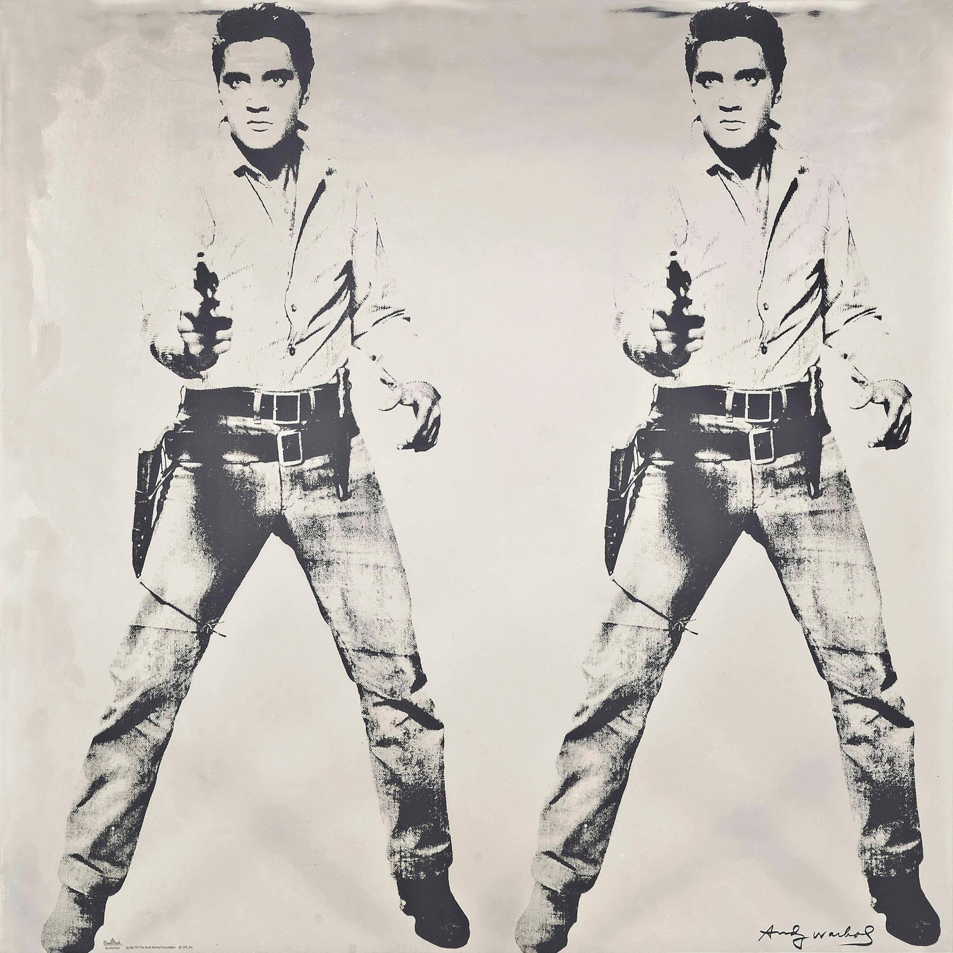 Andy Warhol, Platinum Elvis -Contemporary Art, Edition, Gift, Pop Art, Design For Sale at ...