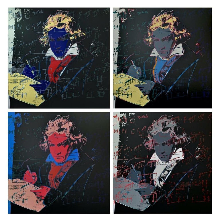 BEETHOVEN, 4 PIECE PORTFOLIO, SUNday B MORNING LE SERIGRAPH im Angebot ...