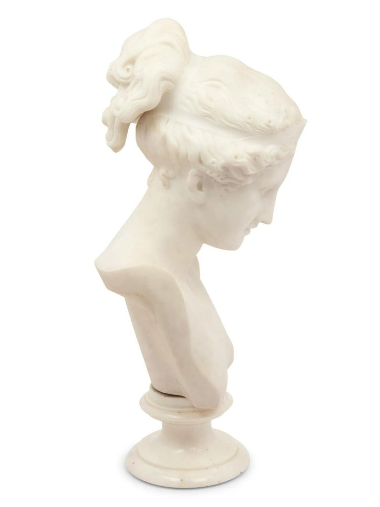 After Antonio Canova a White Marble Bust of the Venus Italica at 1stDibs