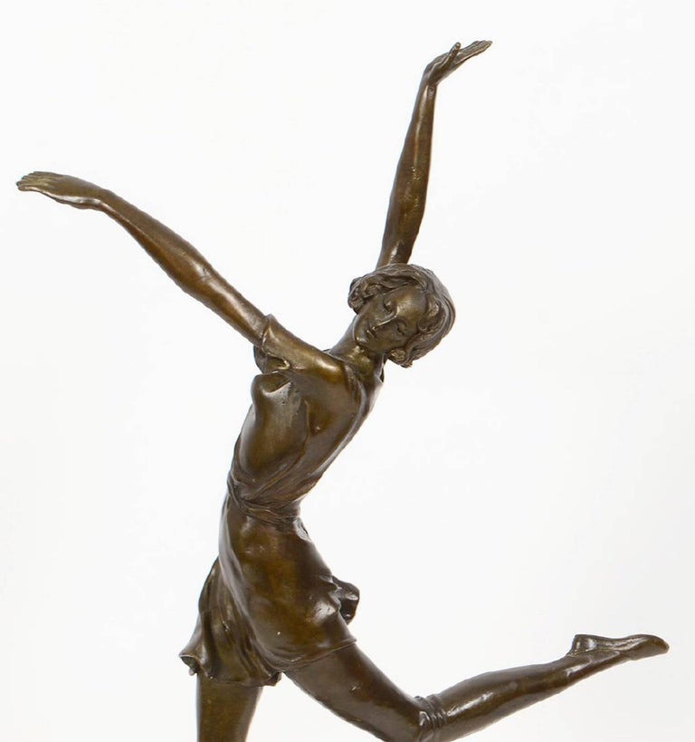 After Bruno Zach, Art Deco Bronze Sculpture "Spring" For Sale at 1stDibs