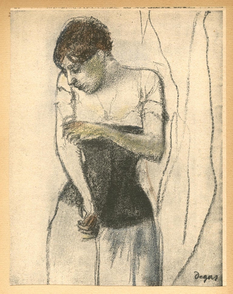 (after) Edgar Degas - "La femme au corset" pochoir For Sale at 1stDibs